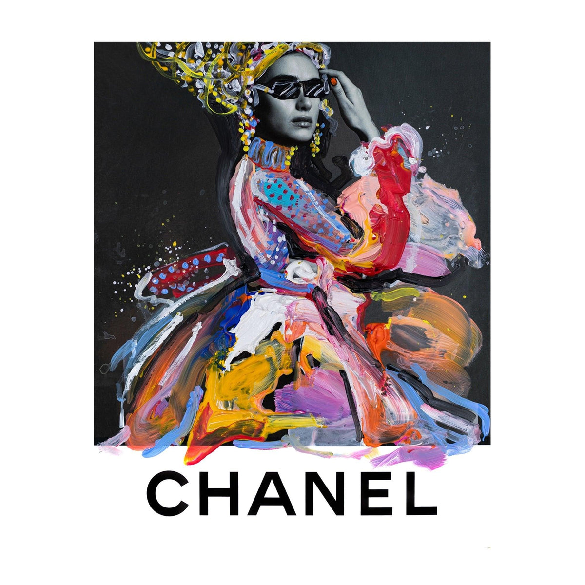 Madame Coco print | Contemporary Art Print | Charlotte Posner UK